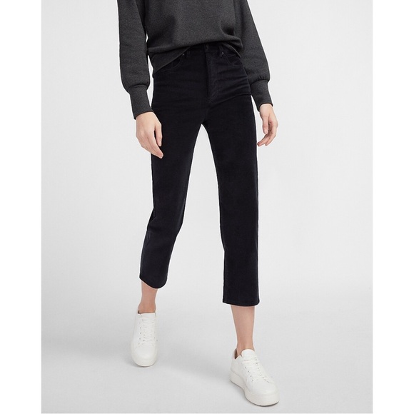Express | Pants & Jumpsuits | Express Super High Waisted Velvet ...